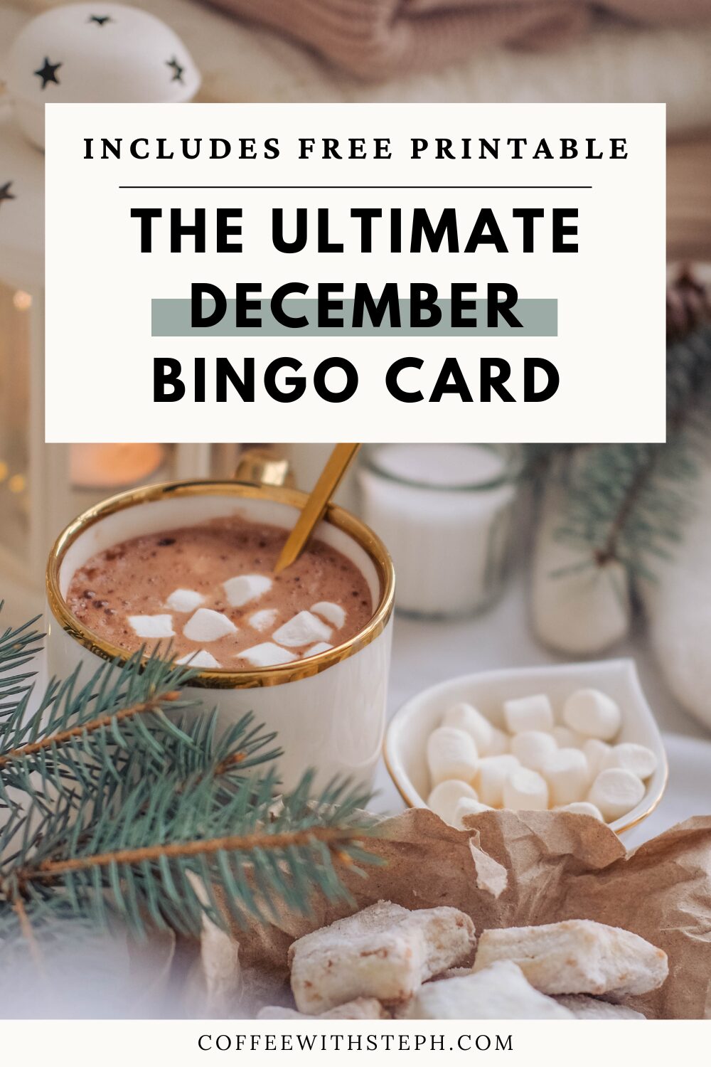 The Ultimate December Bingo Card For A Magical Season